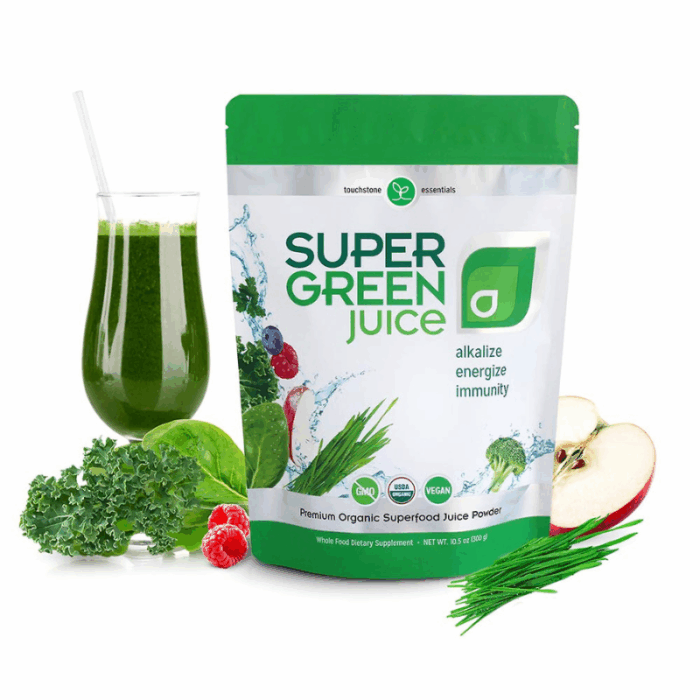 Touchscreen Essential Super Green Juice