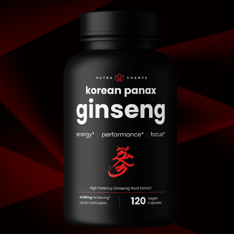 NutraChamps Korean Red Panax Ginseng Capsules